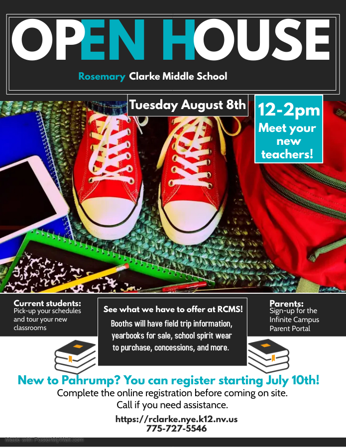 Open House | ROSEMARY CLARKE MIDDLE SCHOOL